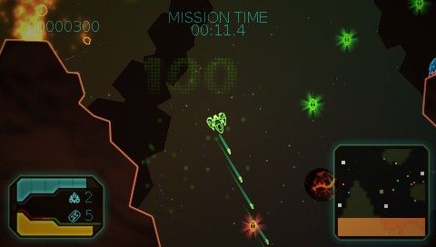 Screenshot of Gravity Crash: Portable (PSP, 2010) - MobyGames