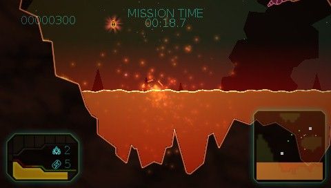 Screenshot of Gravity Crash: Portable (PSP, 2010) - MobyGames