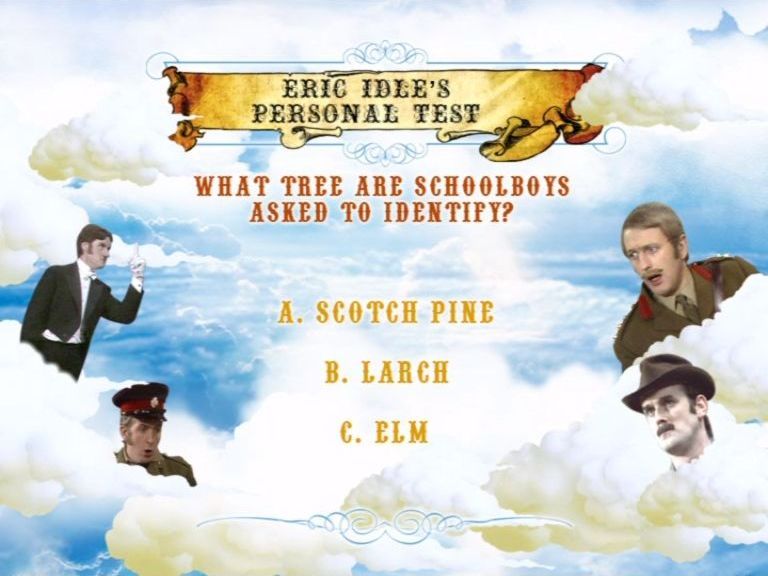 Screenshot of Monty Python's Personal Bests (included game) (DVD Player ...