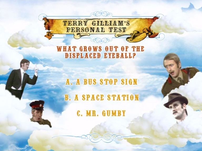 Screenshot of Monty Python's Personal Bests (included game) (DVD Player ...