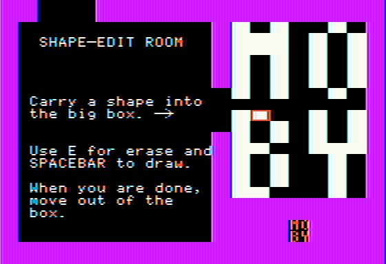 Screenshot of Gertrude's Secrets (Apple II, 1982) - MobyGames
