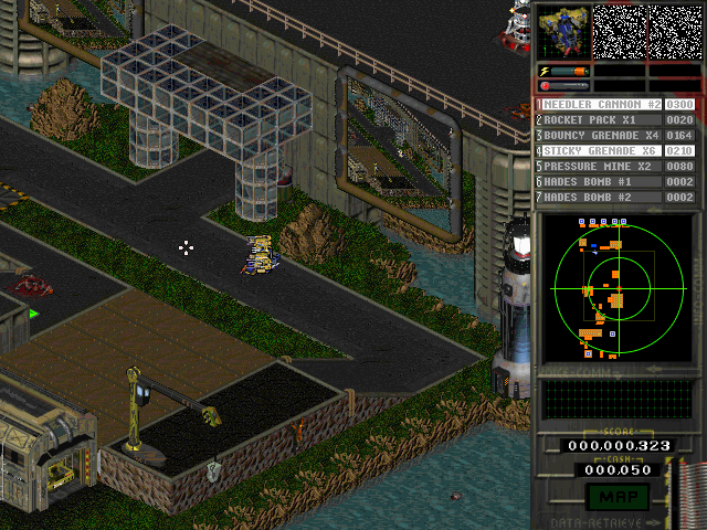 Screenshot of Bedlam (DOS, 1996) - MobyGames