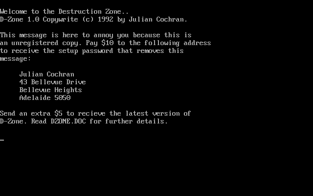 Destruction Zone (1992) - MobyGames