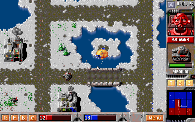 Screenshot of Z (DOS, 1996) - MobyGames