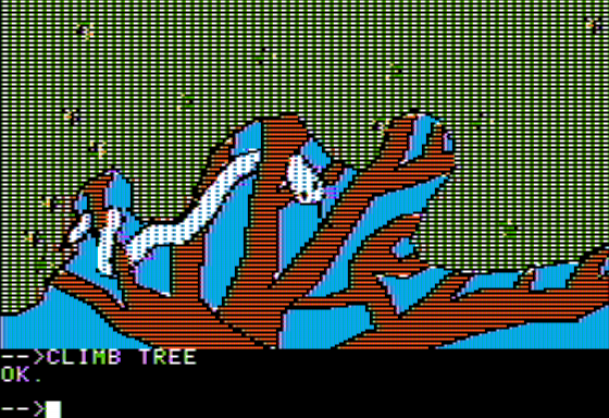 Screenshot of The Lost Ark of the Covenant (Apple II, 1984) - MobyGames