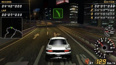 Screenshot of Wangan Midnight Portable (PSP, 2007) - MobyGames