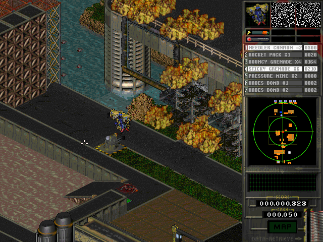 Screenshot of Bedlam (DOS, 1996) - MobyGames