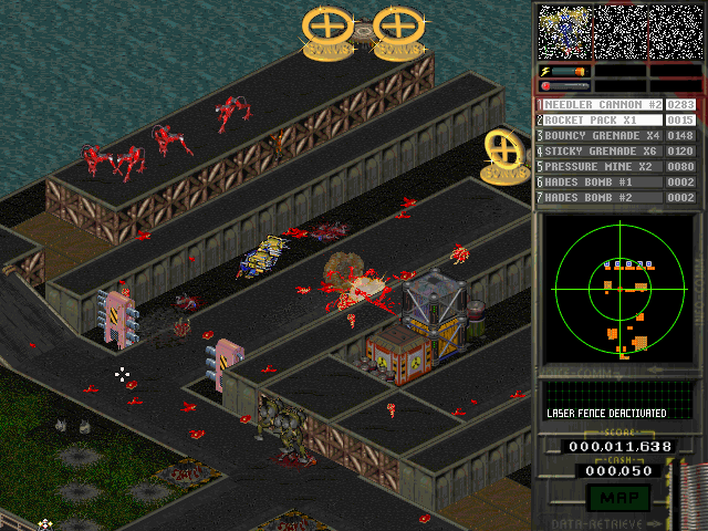 Screenshot of Bedlam (DOS, 1996) - MobyGames