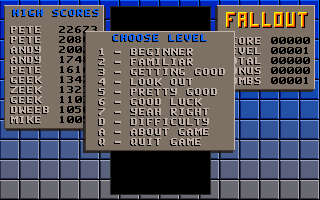 Fallout Attributes, Tech Specs, Ratings - MobyGames