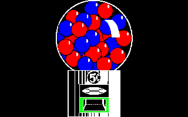 Screenshot of Gumball (PC-88, 1983) - MobyGames