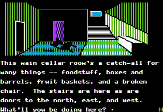 Screenshot of Mind Castle II (Apple II, 1984) - MobyGames