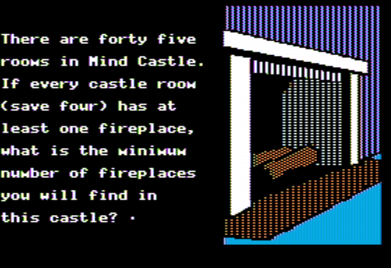 Screenshot of Mind Castle II (Apple II, 1984) - MobyGames