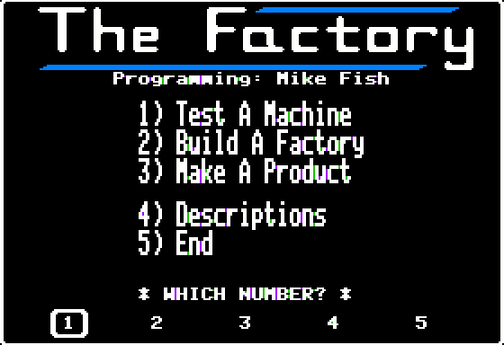 The Factory (1983) - MobyGames