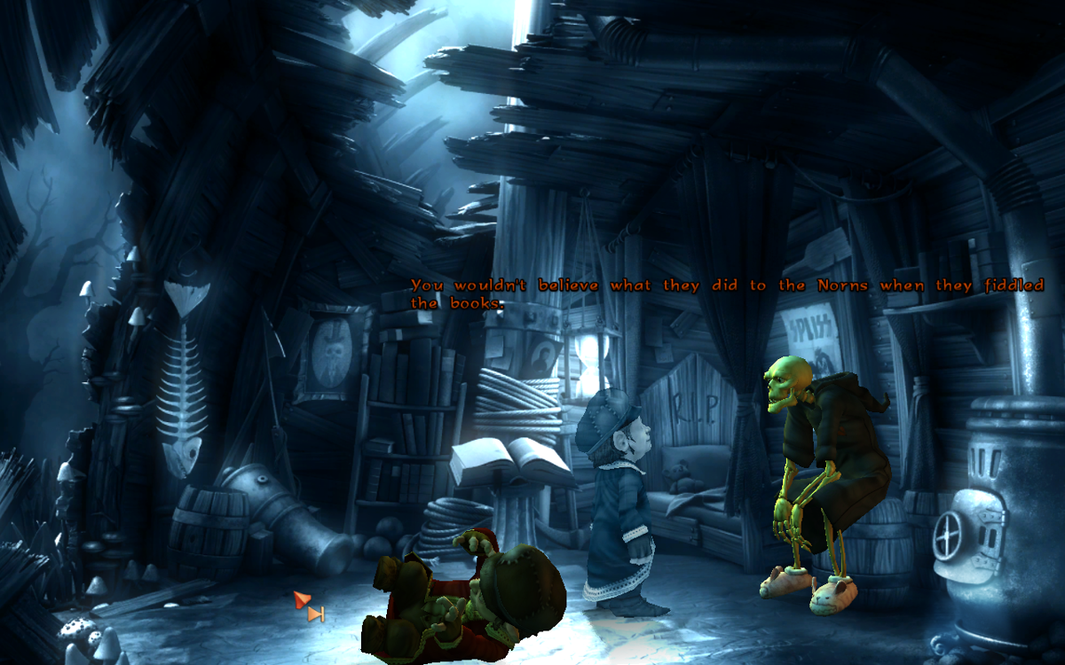 Screenshot of The Book of Unwritten Tales (Windows, 2009) - MobyGames