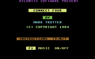Connect 4 screenshots - MobyGames