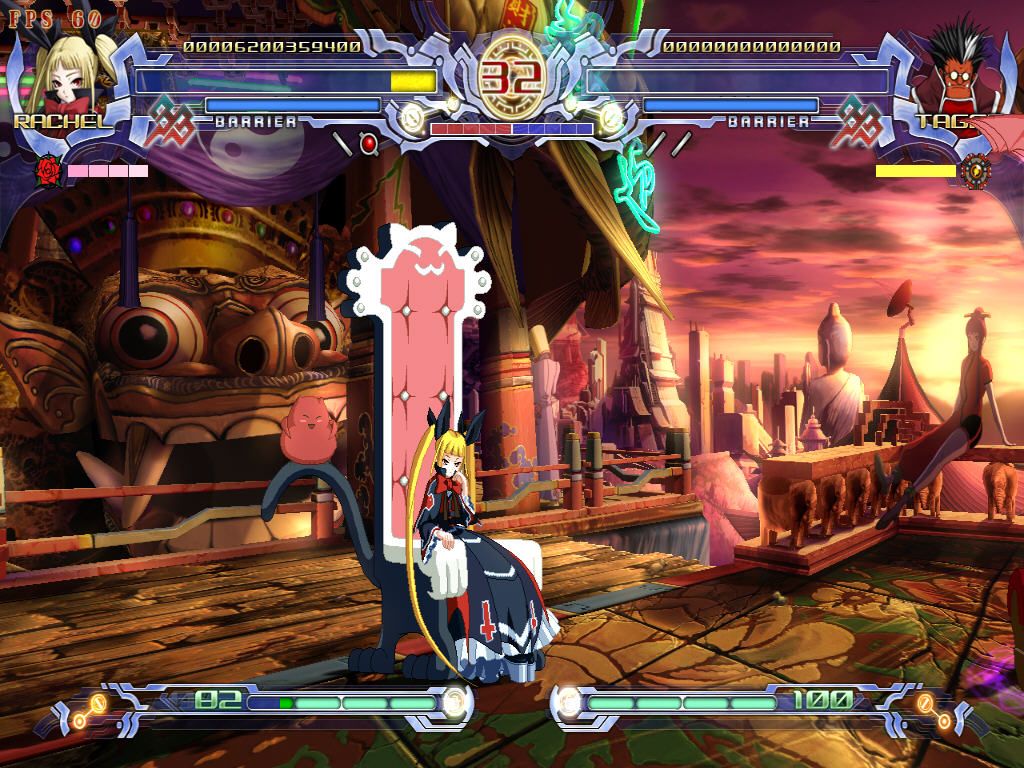 Screenshot of BlazBlue: Calamity Trigger (Windows, 2008) - MobyGames