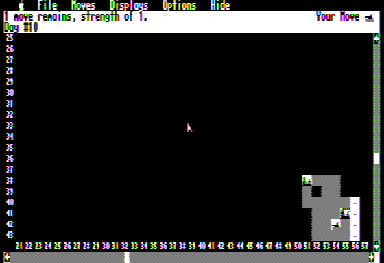 Screenshot of Strategic Conquest (Apple II, 1986) - MobyGames