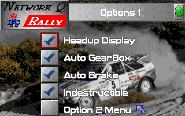 Screenshot of Network Q RAC Rally (PC-98, 1993) - MobyGames