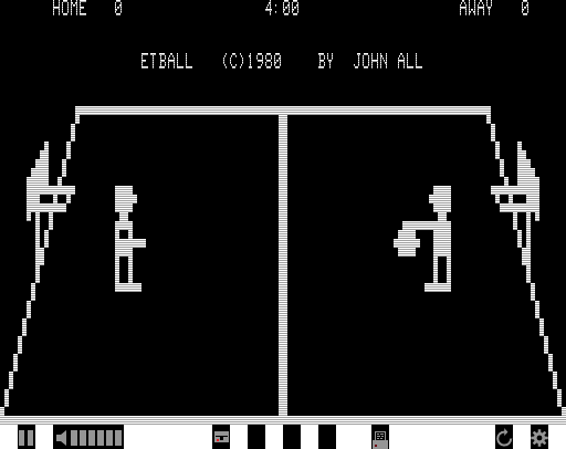Screenshot of Basketball (TRS-80, 1980) - MobyGames