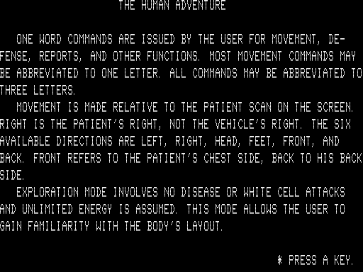 The Human Adventure (1980) - MobyGames
