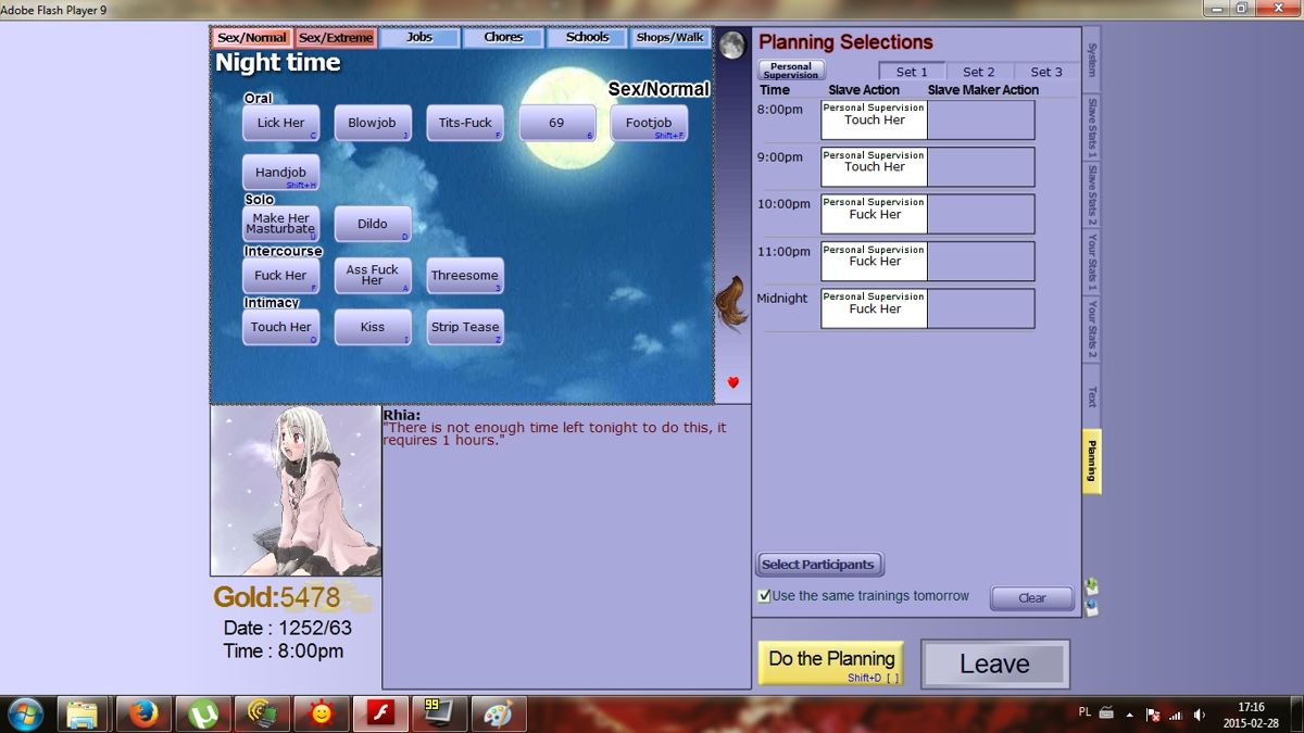 Screenshot of Slave Maker 3 (Windows, 2010) - MobyGames