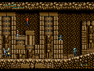 Screenshot of Chelnov: Atomic Runner (Genesis, 1988) - MobyGames