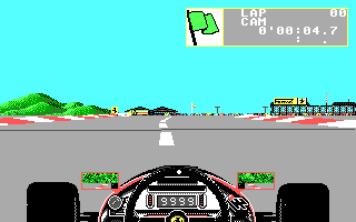 Screenshot of Ferrari Formula One (DOS, 1988) - MobyGames