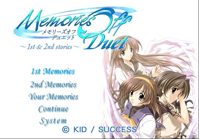 Screenshot of Memories Off Duet: 1st & 2nd Stories (PlayStation 2, 2003 ...