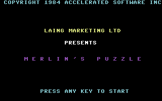 Merlin's Puzzle (1983) - MobyGames