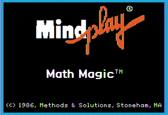 Math Magic (1986) - MobyGames