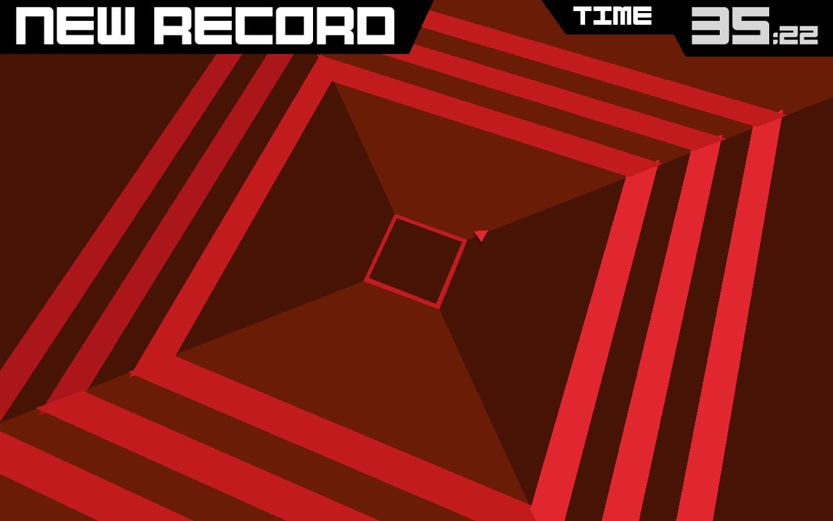 Screenshot of Super Hexagon (Windows, 2012) - MobyGames