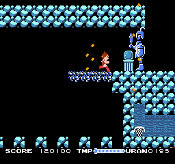 Screenshot of Tetsuwan Atom (NES, 1988) - MobyGames