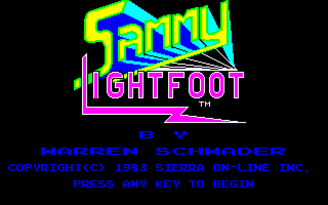 Screenshot of Sammy Lightfoot (PC-88, 1983) - MobyGames