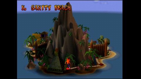 Screenshot of Crash Bandicoot (PSP, 1996) - MobyGames