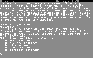 Screenshot of Zork II: The Wizard of Frobozz (Commodore 64, 1981 ...