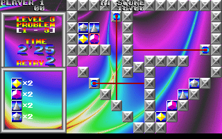 Screenshot of Brix 2 Deluxe (DOS, 1992) - MobyGames