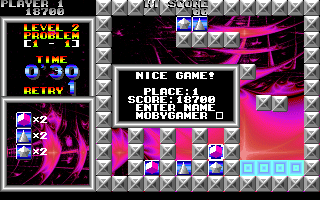 Screenshot of Brix 2 Deluxe (DOS, 1992) - MobyGames