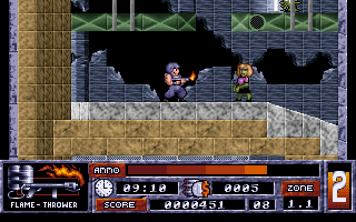 Screenshot of Alien Carnage (DOS, 1993) - MobyGames