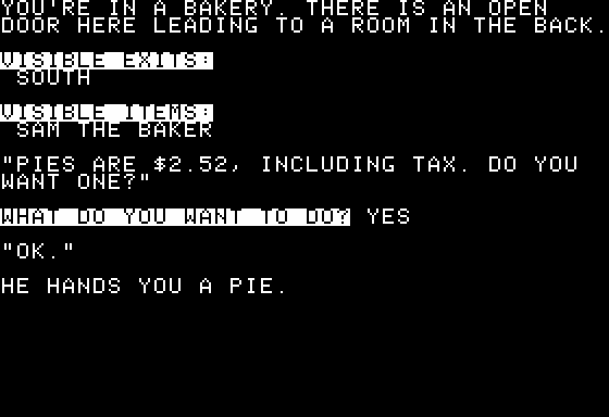 Screenshot of Jack the Ripper II (Apple II, 1983) - MobyGames