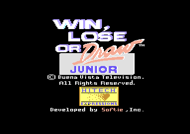 Win, Lose or Draw Junior (1989) - MobyGames
