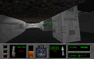 Screenshot of Descent (DOS, 1995) - MobyGames