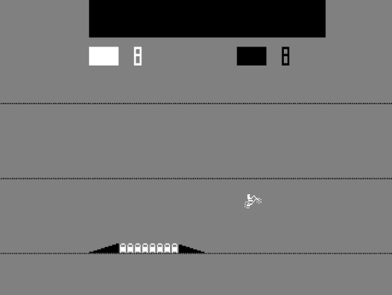 Screenshot of Stunt Cycle (Arcade, 1976) - MobyGames