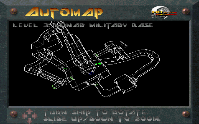 Screenshot of Descent (DOS, 1995) - MobyGames