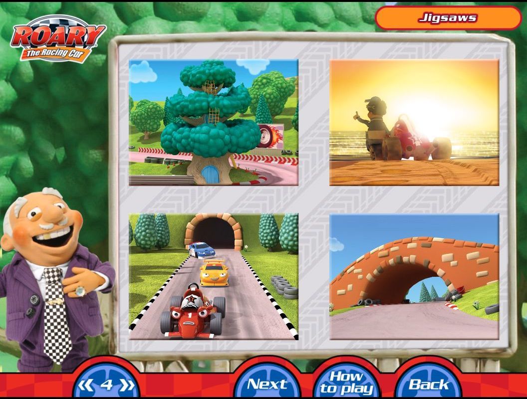 Screenshot of Roary The Racing Car: Pitstop Puzzles (Windows, 2008 ...
