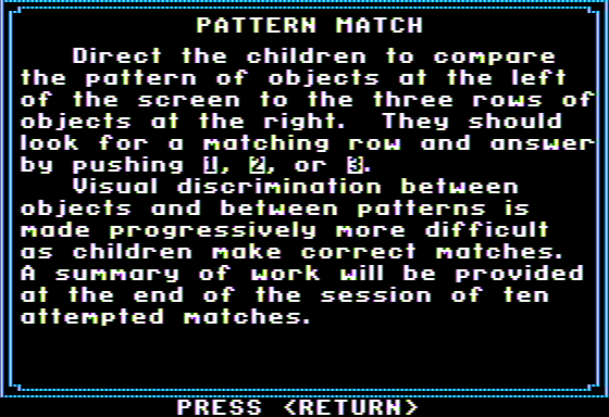 Screenshot of Shapes and Patterns (Apple II, 1988) - MobyGames