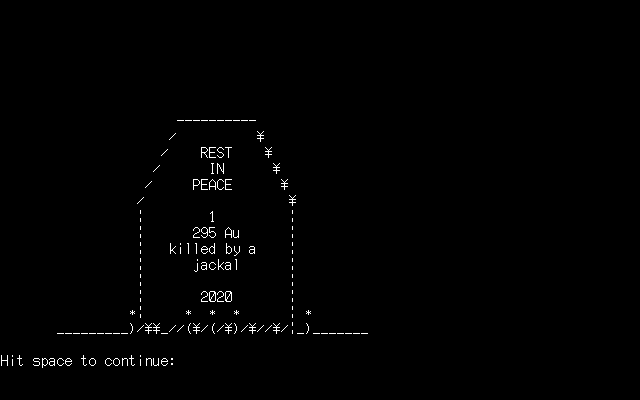 Screenshot of NetHack (PC-98, 1987) - MobyGames