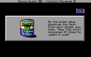 Screenshot of Space Quest IV: Roger Wilco and the Time Rippers (DOS ...