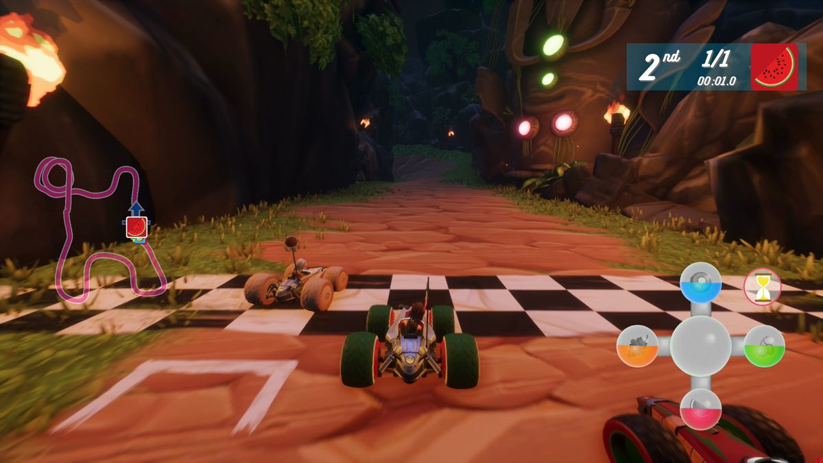 Screenshot of All-Star Fruit Racing (PlayStation 4, 2017) - MobyGames