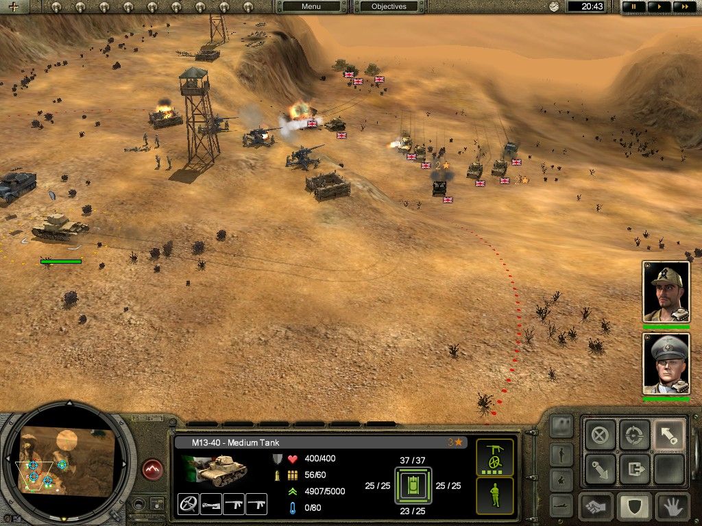 Screenshot of Codename: Panzers - Phase Two (Windows, 2005) - MobyGames