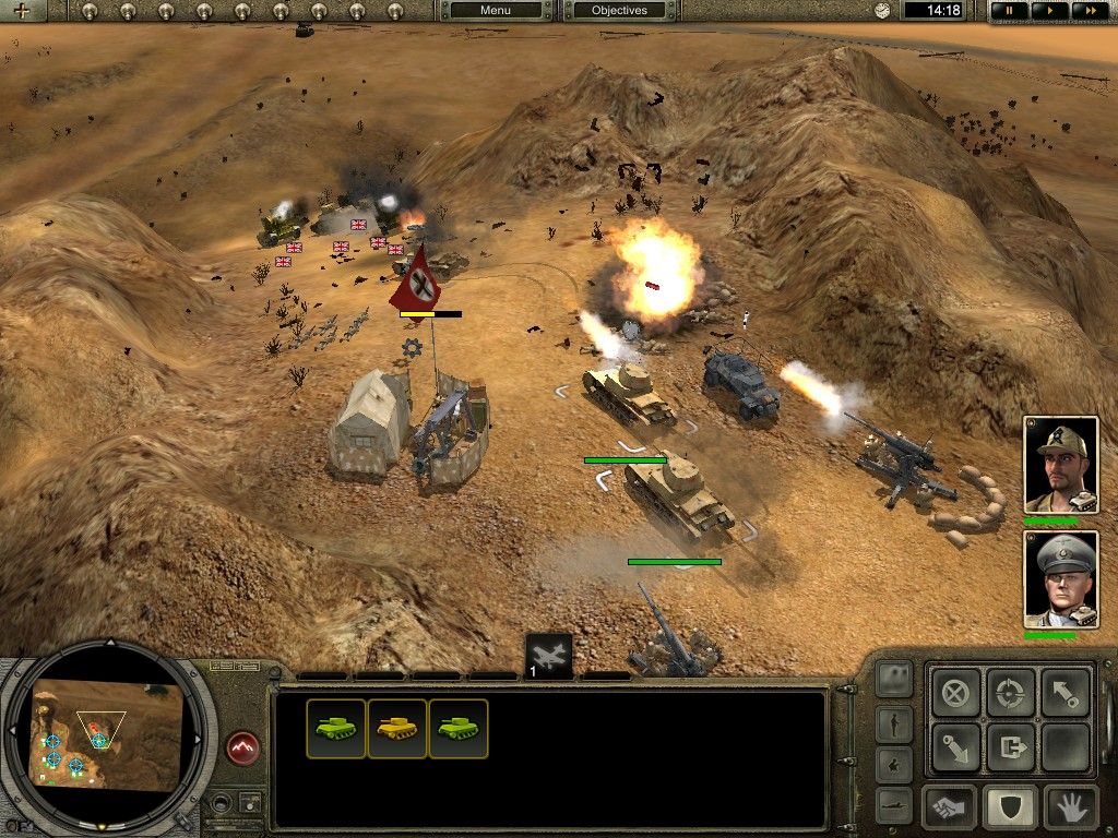 Screenshot of Codename: Panzers - Phase Two (Windows, 2005) - MobyGames
